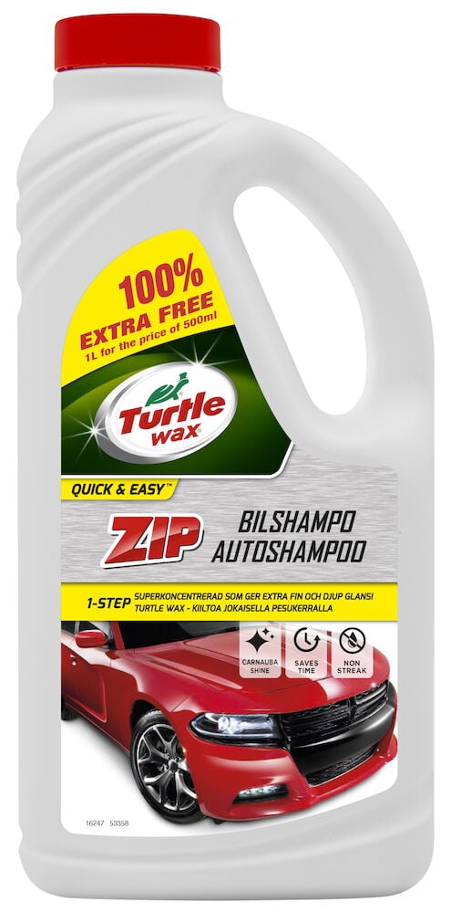 Bilsjampo med voks Turtle Wax | Rusta.com