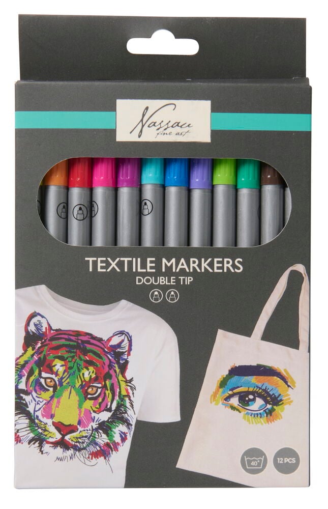 Tekstiltusjer med dobbel spiss Nassau Fine Art | Rusta.com