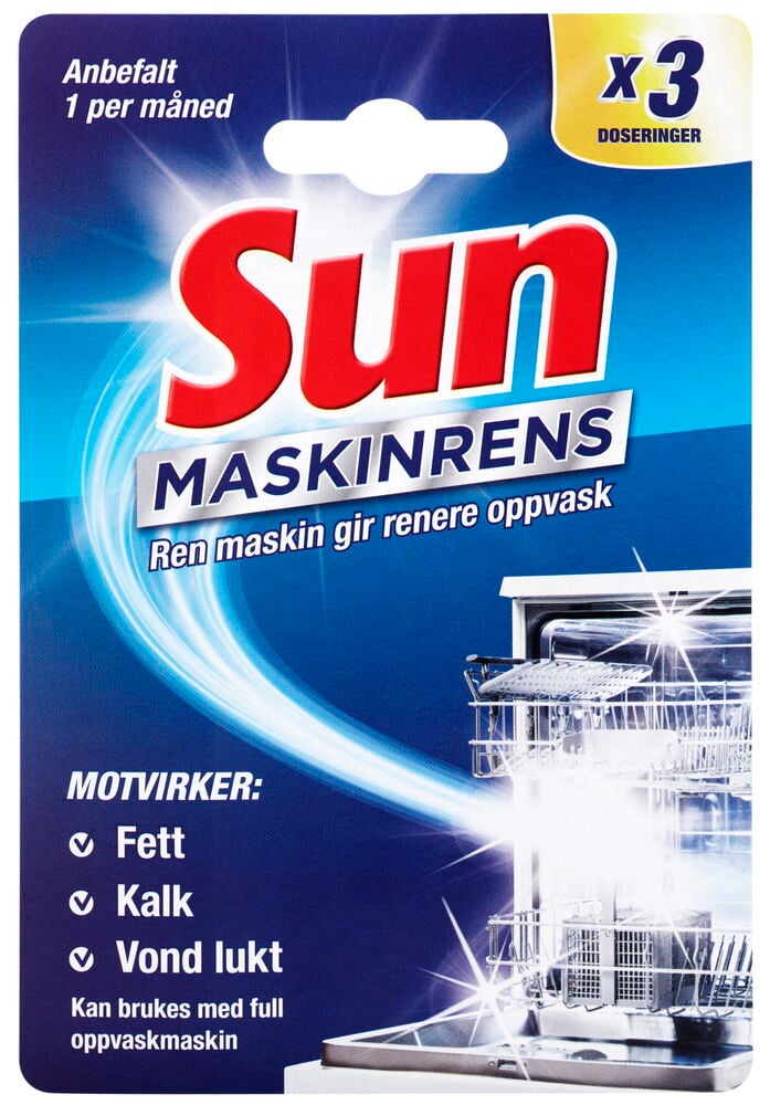 Oppvaskmaskinrengjøring Sun | Rusta.com