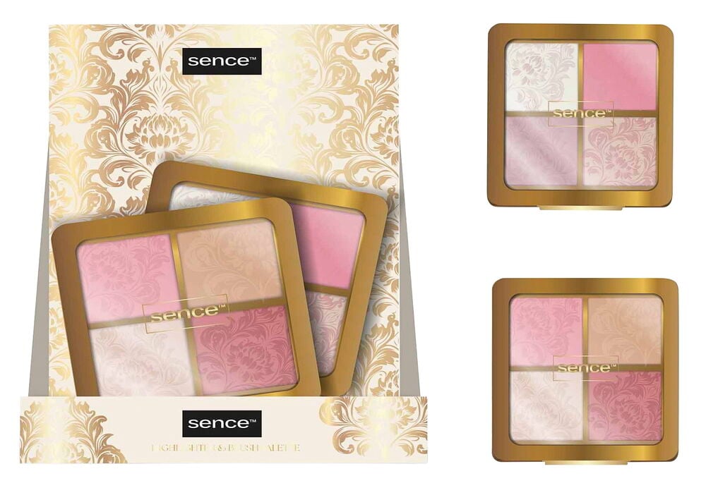 Blush & Highlight palette Sence Beauty | Rusta.com