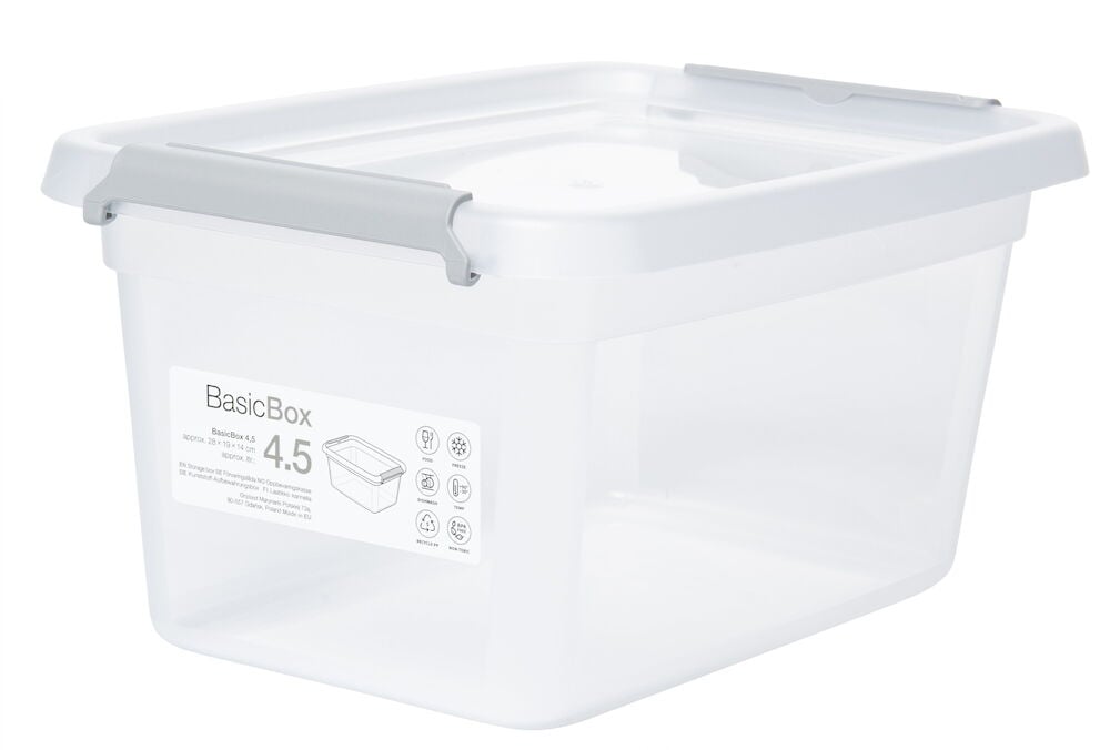Förvaringslåda med lock BasicBox | Rusta.com