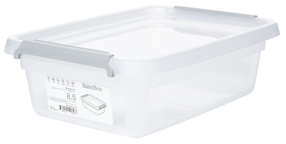 Förvaringslåda med lock BasicBox | Rusta.com