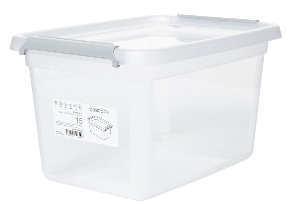 Förvaringslåda med lock BasicBox | Rusta.com