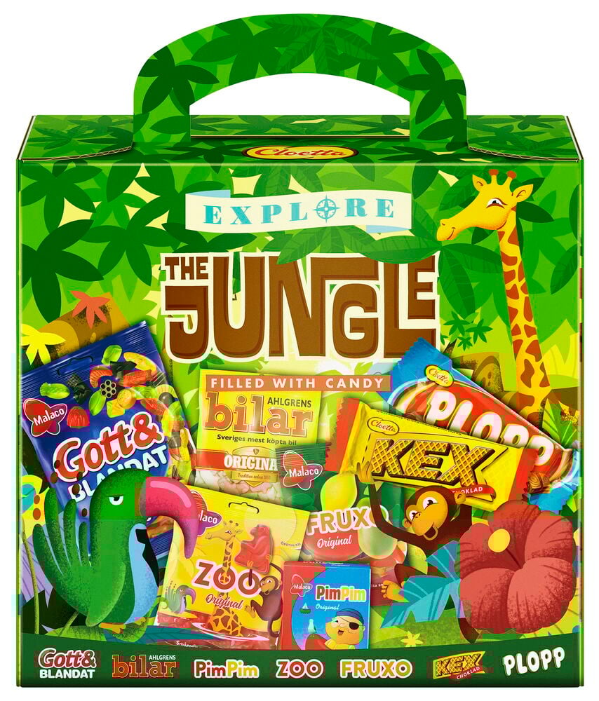 Godis Cloetta Djungelbox | Rusta.com