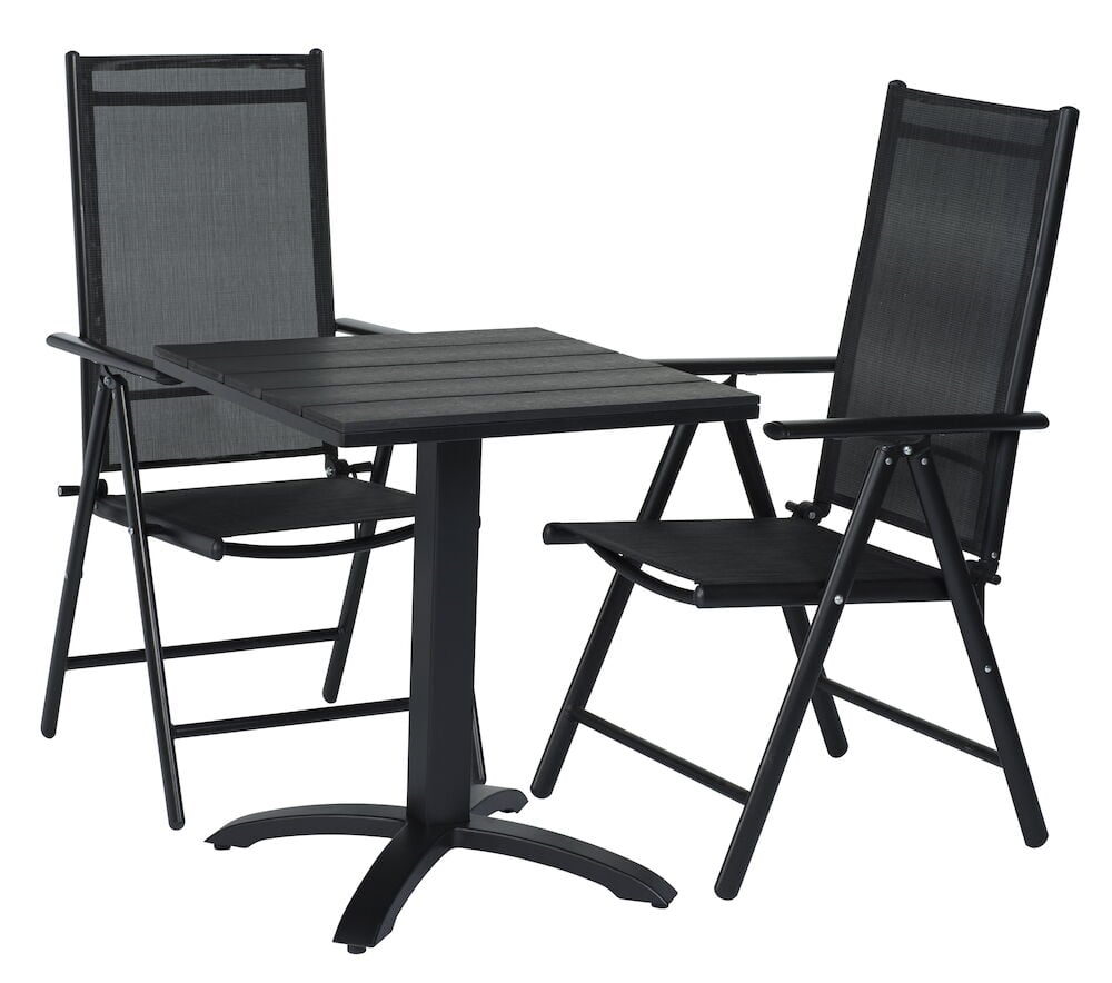 Cafébord Milano + 2 stolar Neapel | Rusta.com