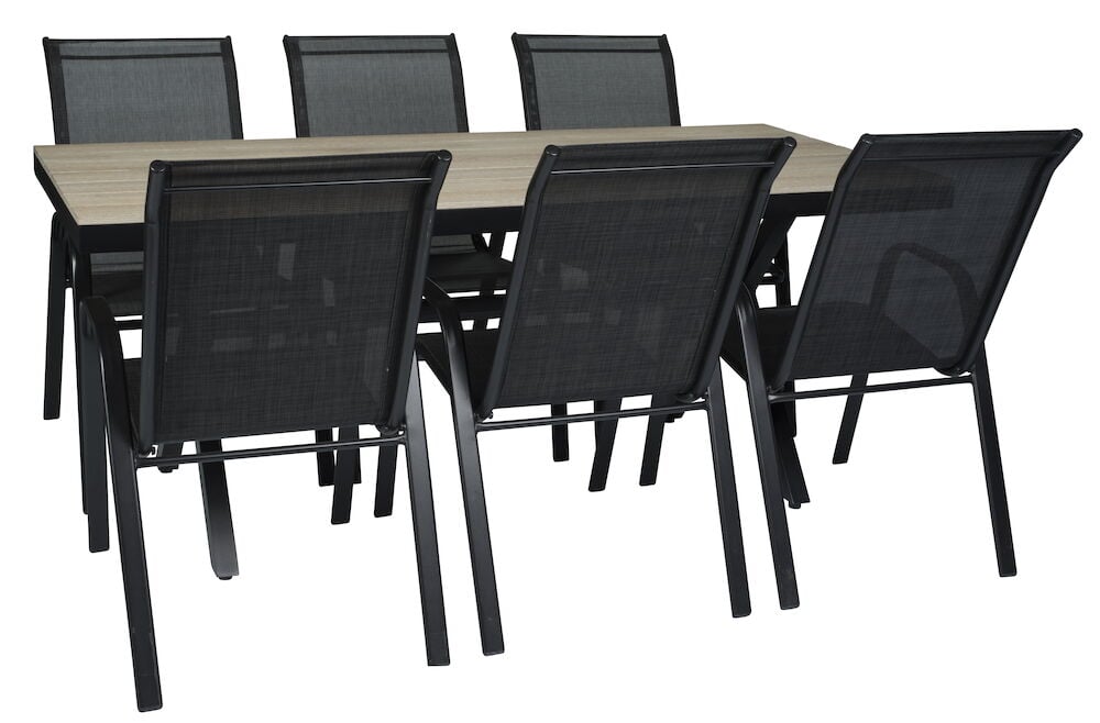 Bord Florens + 6 stolar Madrid | Rusta.com