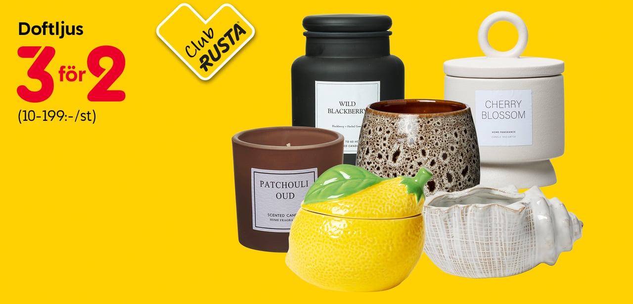 Medlemserbjudanden | Rusta.com