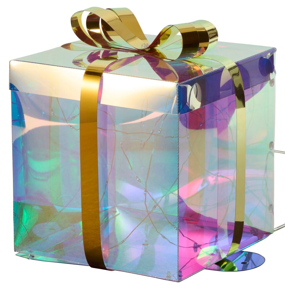 Dekorationsbelysning Prism Gift box | Rusta.com