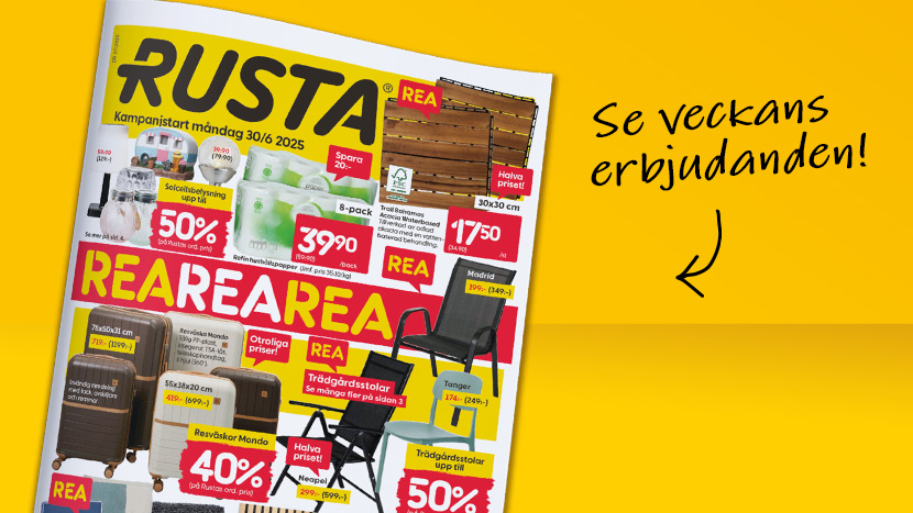 Rusta – Mycket för pengarna | Rusta.com