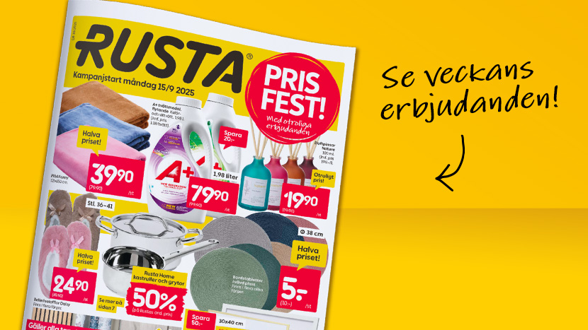 Rusta – Mycket för pengarna | Rusta.com